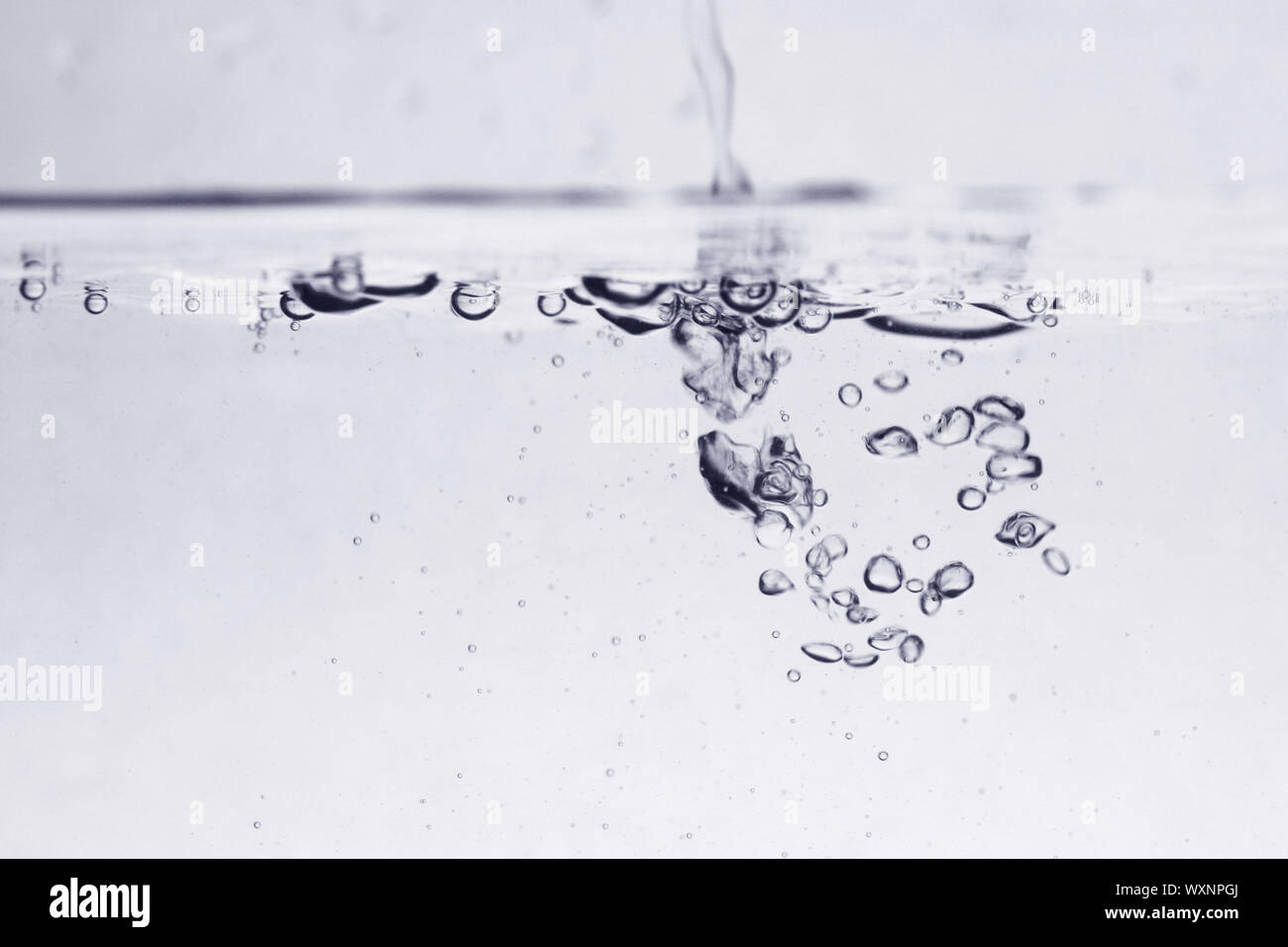 water falling close up bubble stream Stock Photo - Alamy