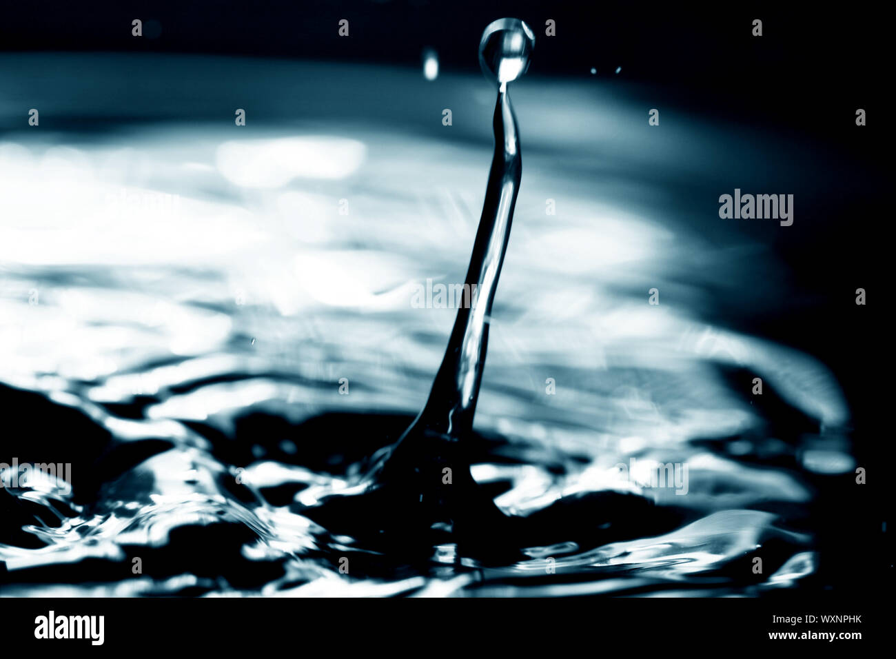 water splash close-up aqua backgrounds Stock Photo - Alamy
