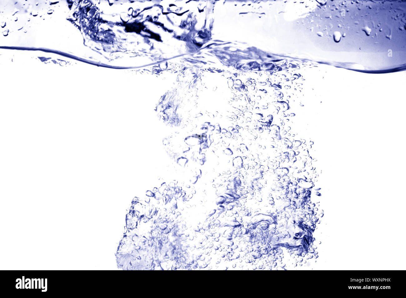 water falling close up bubble stream Stock Photo - Alamy