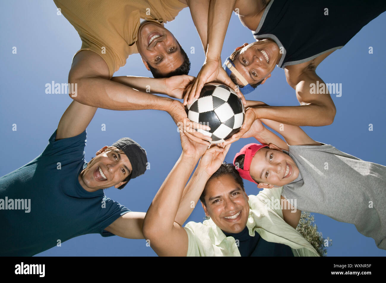 Recreational Soccer Team Stock Photo - Alamy