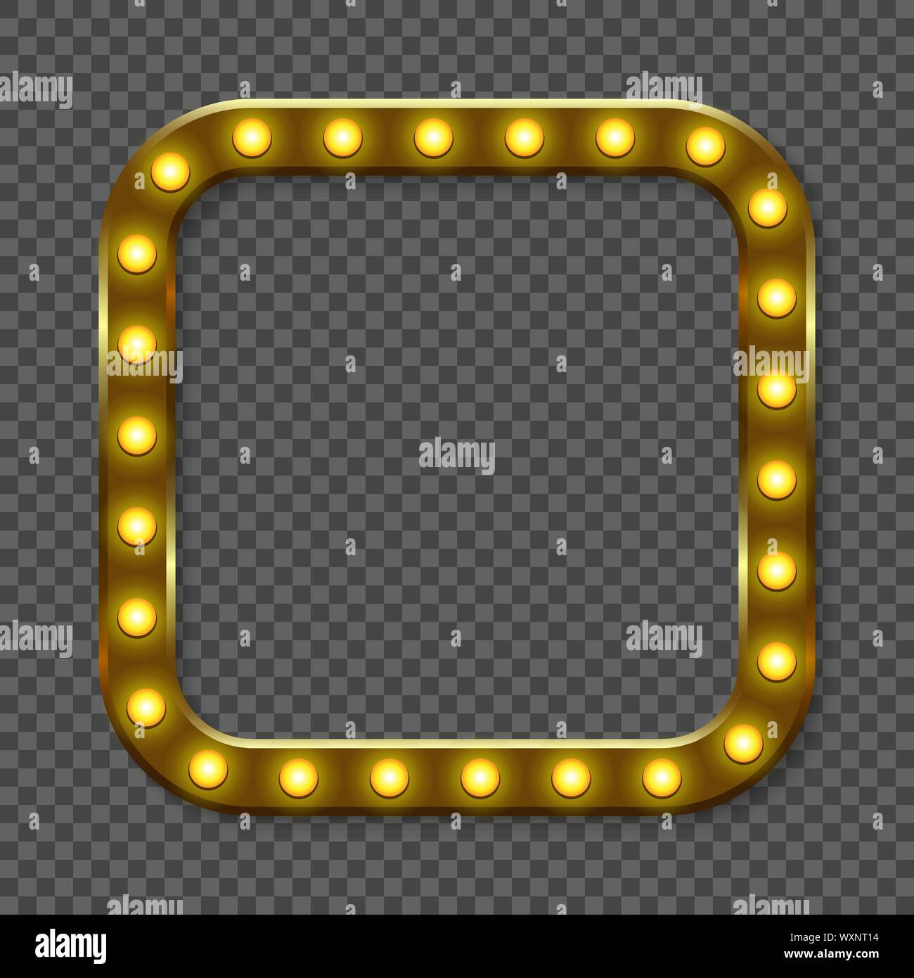 Vector modern retro light billboard background with place for your text ...