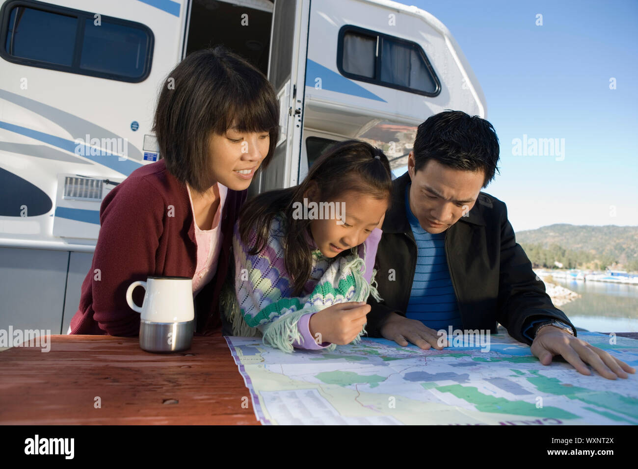 Family Road Trip Stock Photo - Alamy