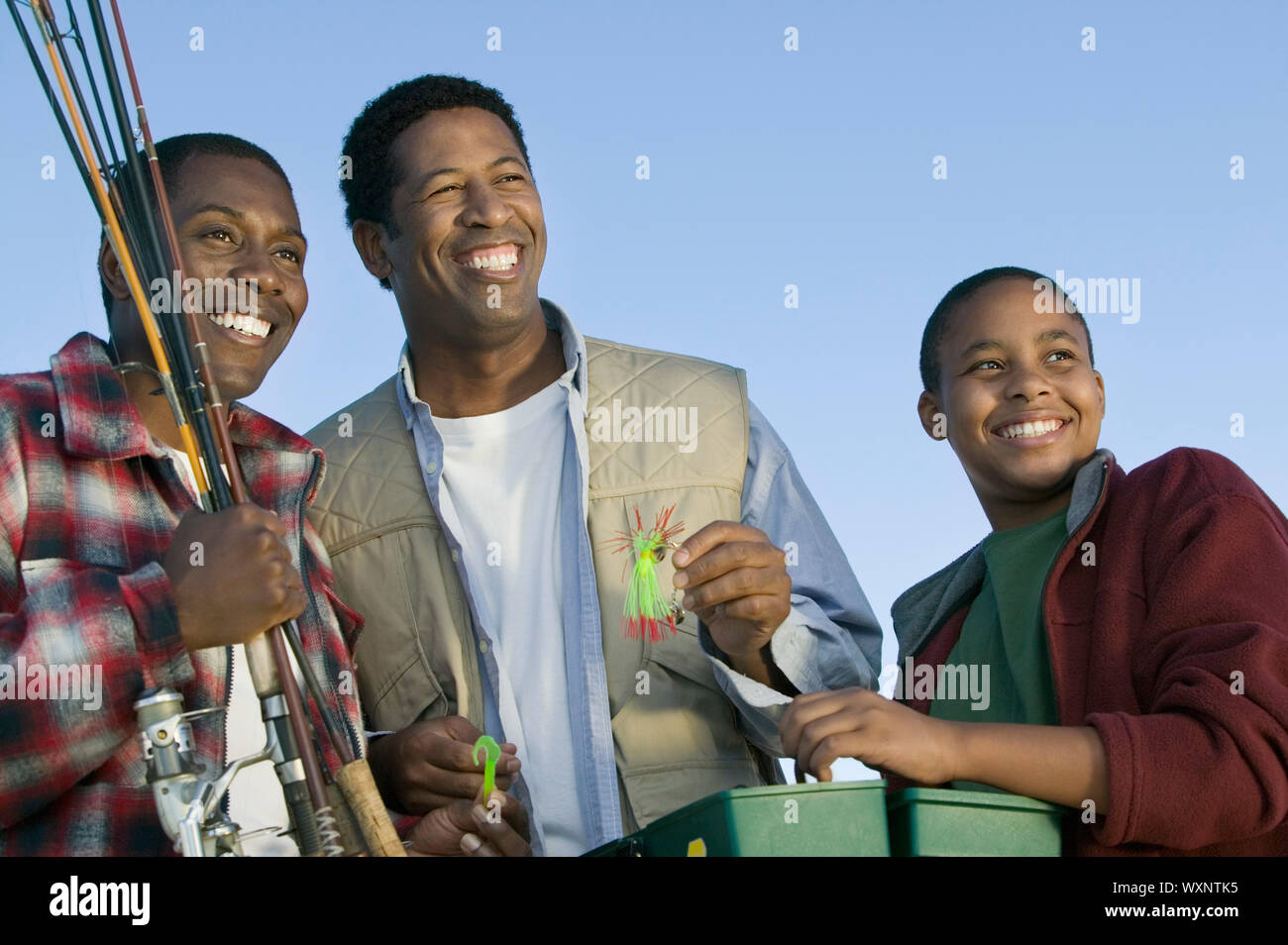 Men Going Fishing Stock Photo - Alamy