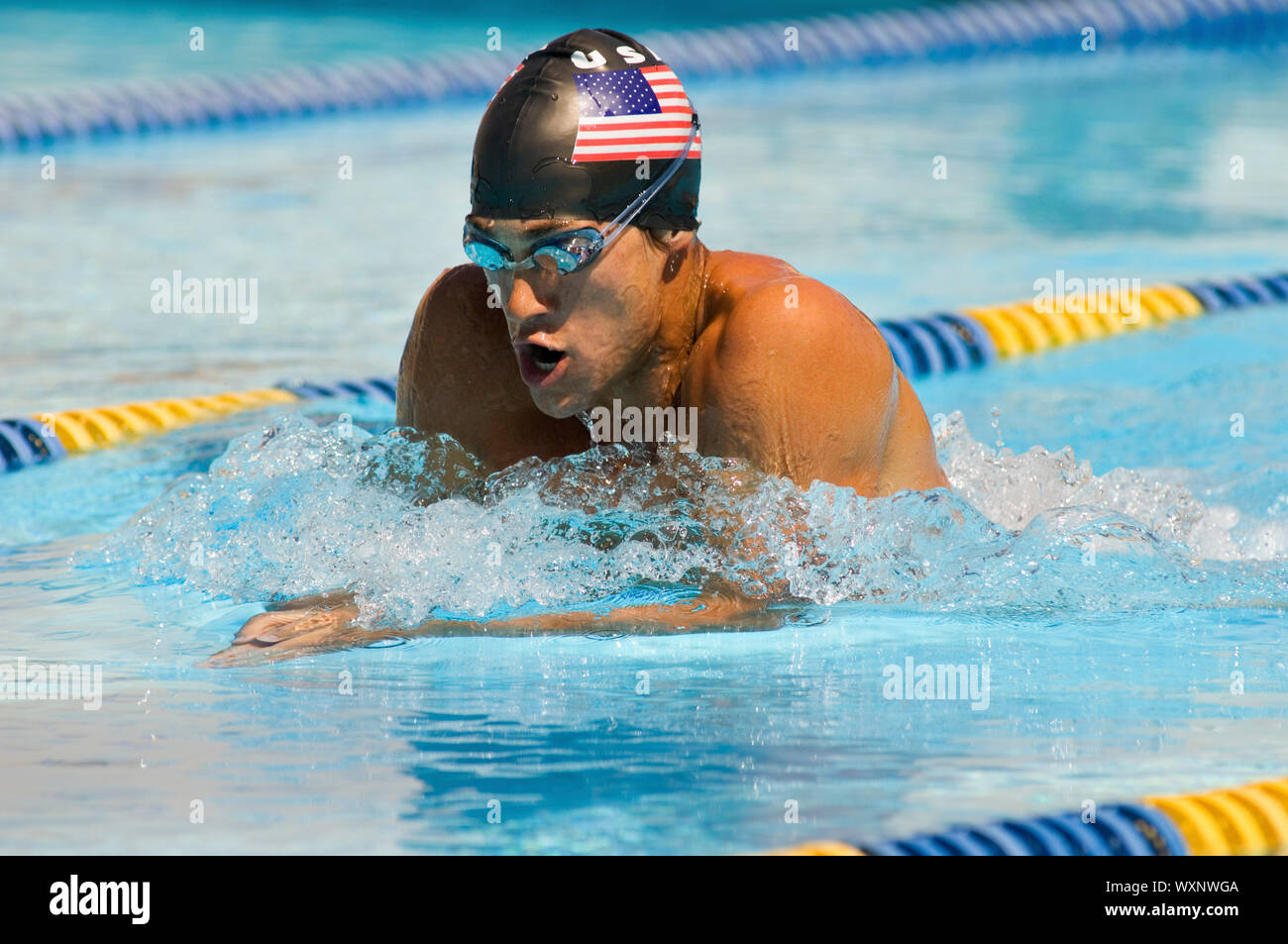 Swimmers competitive practice hi-res stock photography and images - Alamy