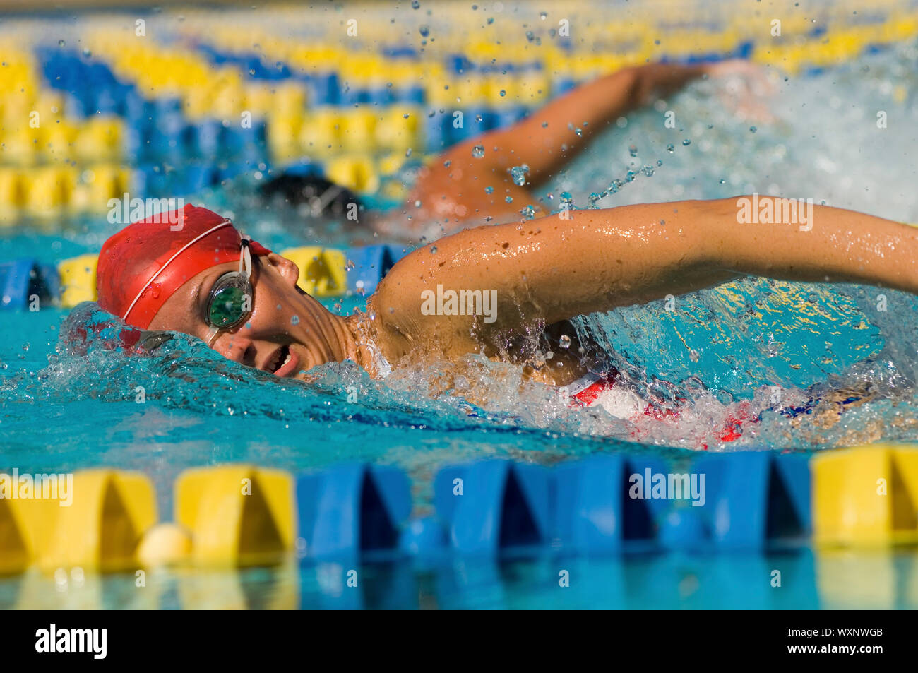 Ladies swim race hi-res stock photography and images - Alamy