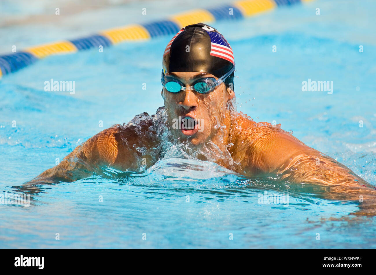 Swimmers competitive practice hi-res stock photography and images - Alamy