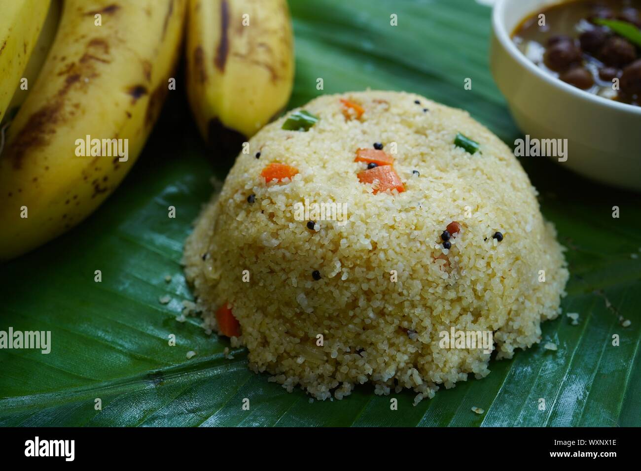 Rava Upma/ Uppuma -Popular South Indian breakfast with semolina serve ...