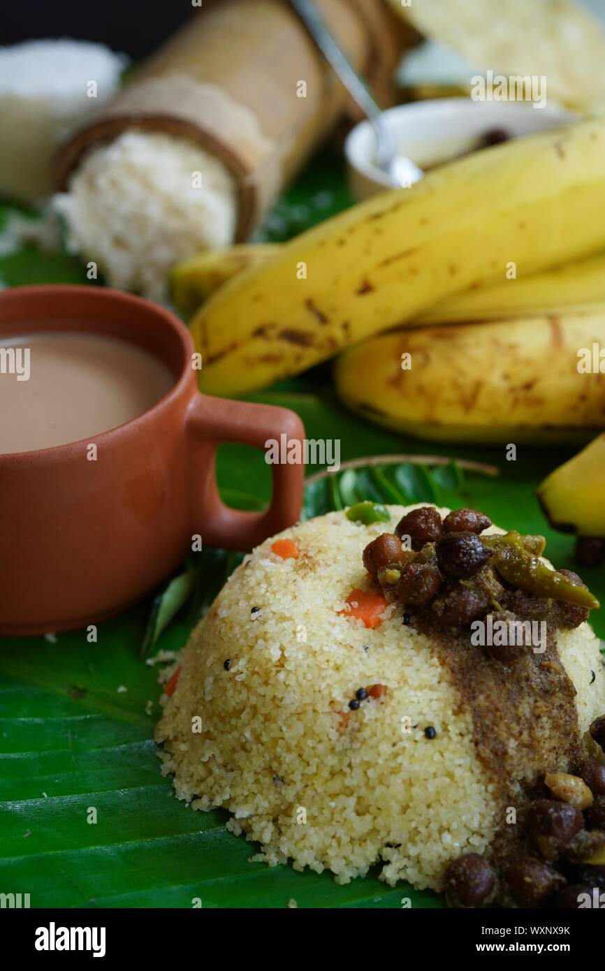 South Indian Breakfast Puttu