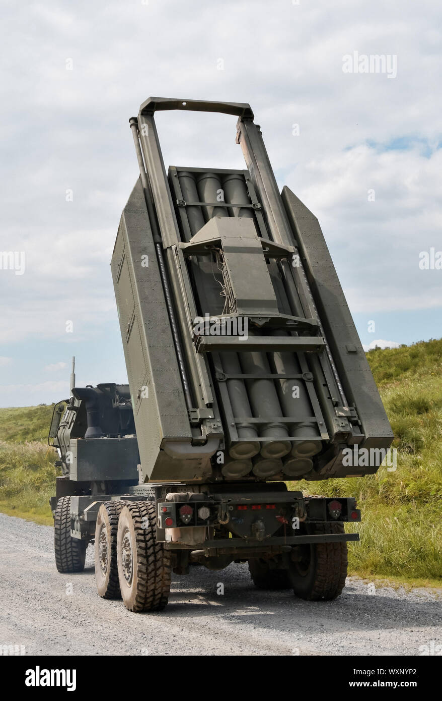 Yamato, Japan. 17th Sep, 2019. High Mobility Artillery Rocket System ...