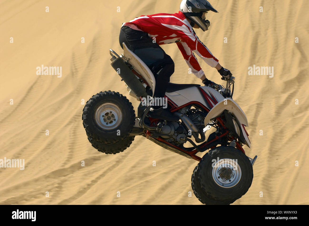 Four Wheeler Riding Stock Photo - Alamy