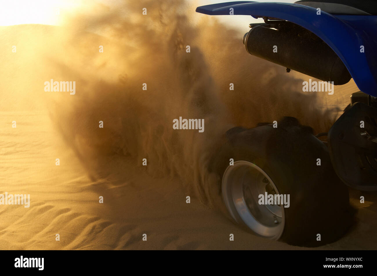 Four Wheeler Riding Stock Photo - Alamy