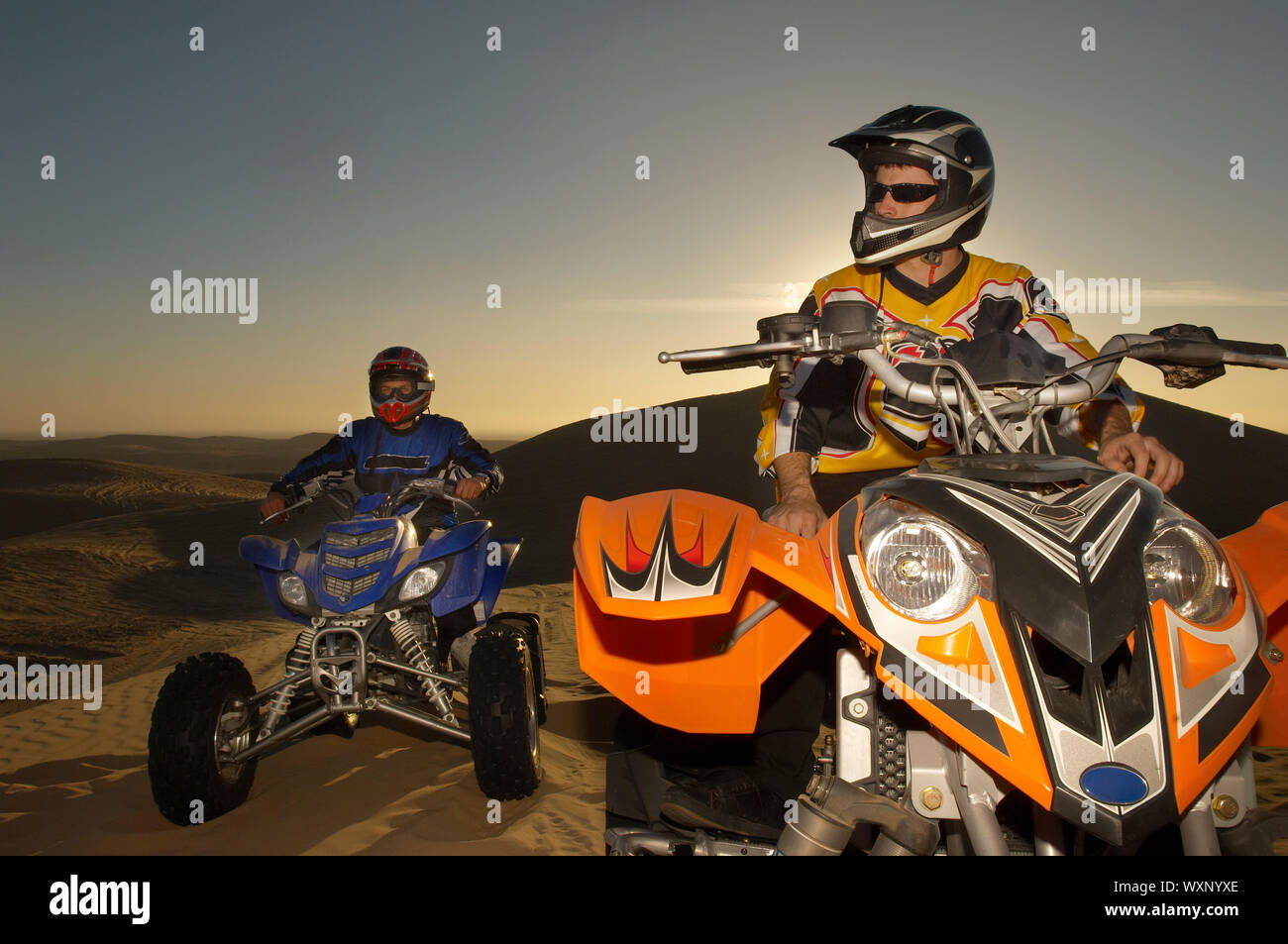 Four Wheeler Riding Stock Photo - Alamy