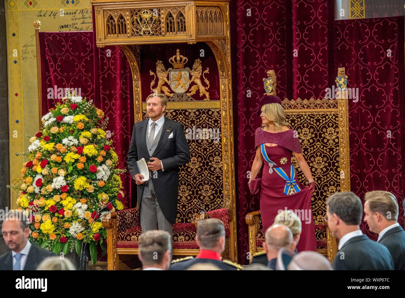 The Hague, Netherlands. 17th Sep, 2019. King Willem-Alexander and Queen ...