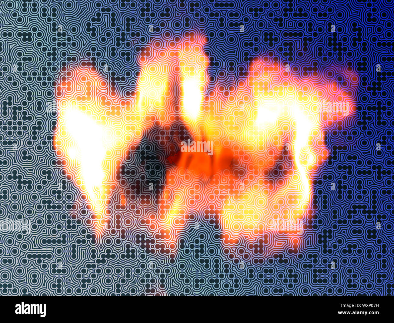 Abstract technology background of burning printed circuit board Stock ...