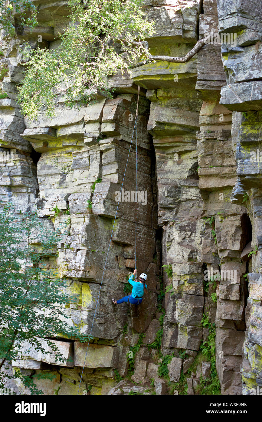 DAVA WAY WALK OR TRAIL DAVA TO GRANTOWN ON SPEY MORAY SCOTLAND A ROCK ...