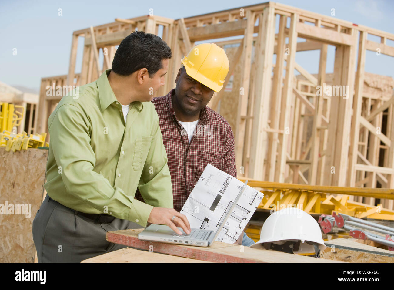 Built using timber frame construction hi-res stock photography and ...