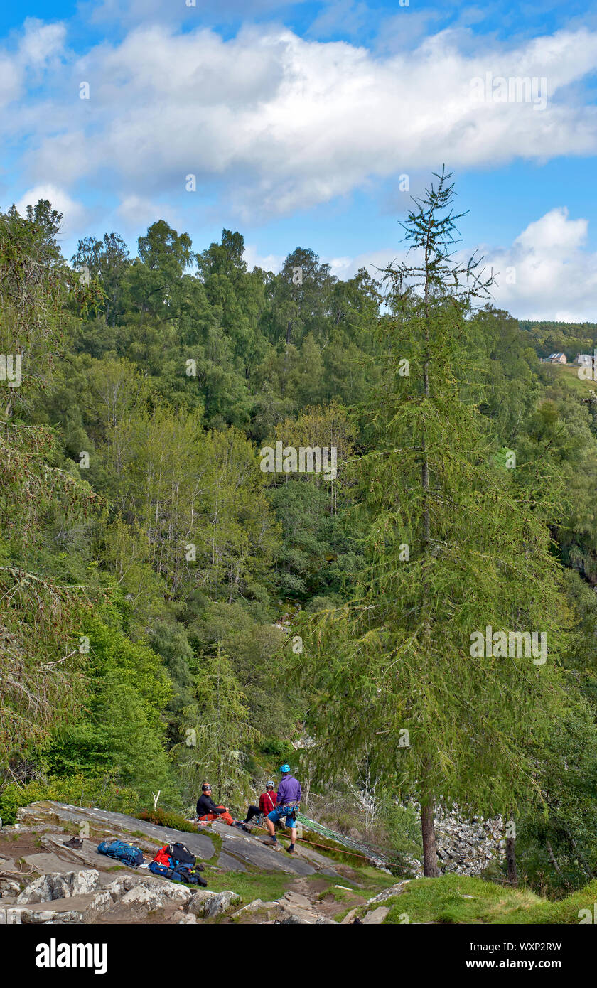 DAVA WAY WALK OR TRAIL DAVA TO GRANTOWN ON SPEY MORAY SCOTLAND ROCK ...