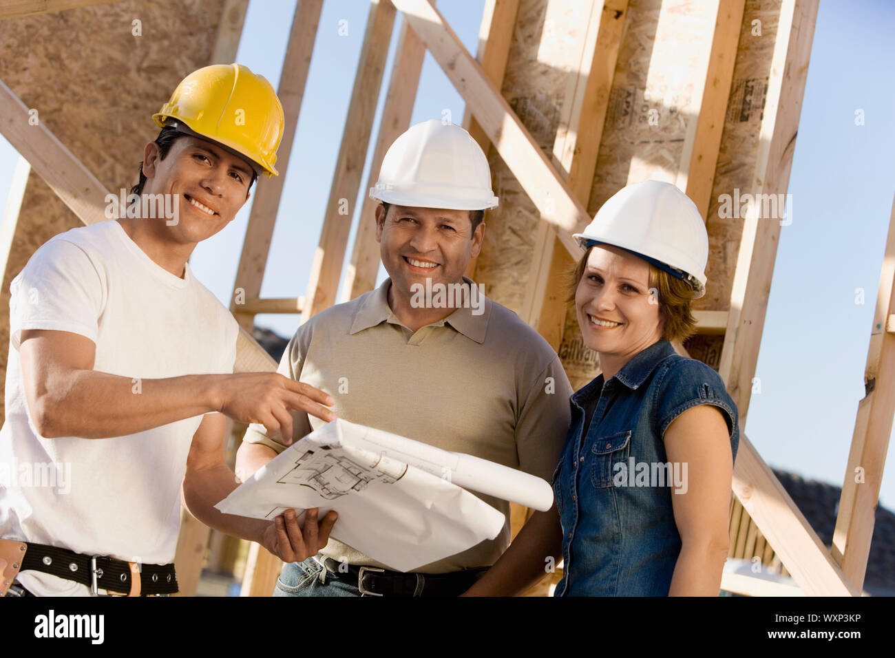 Couple Having Their House Built Stock Photo - Alamy