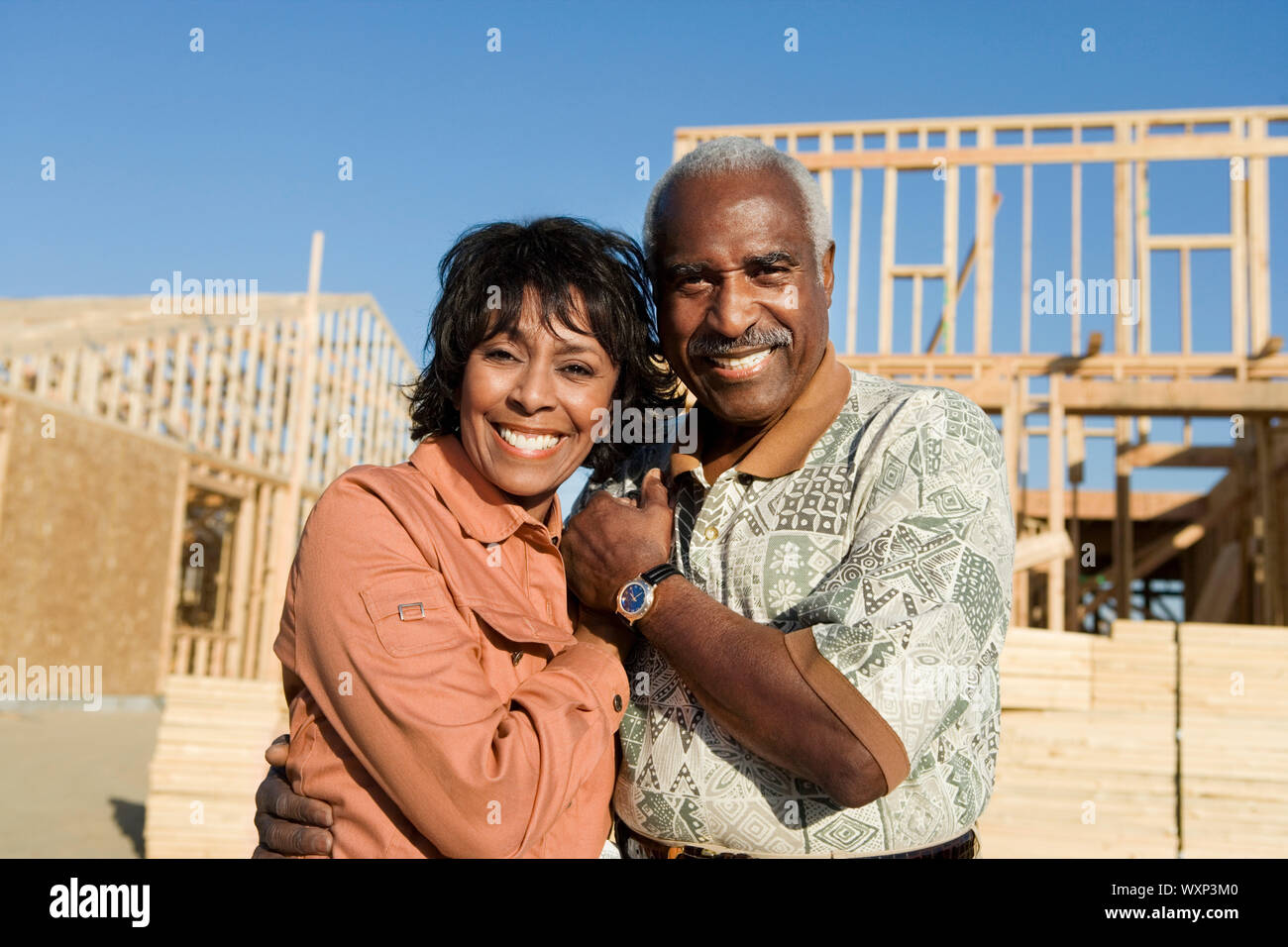 Couple Having Their House Built Stock Photo - Alamy