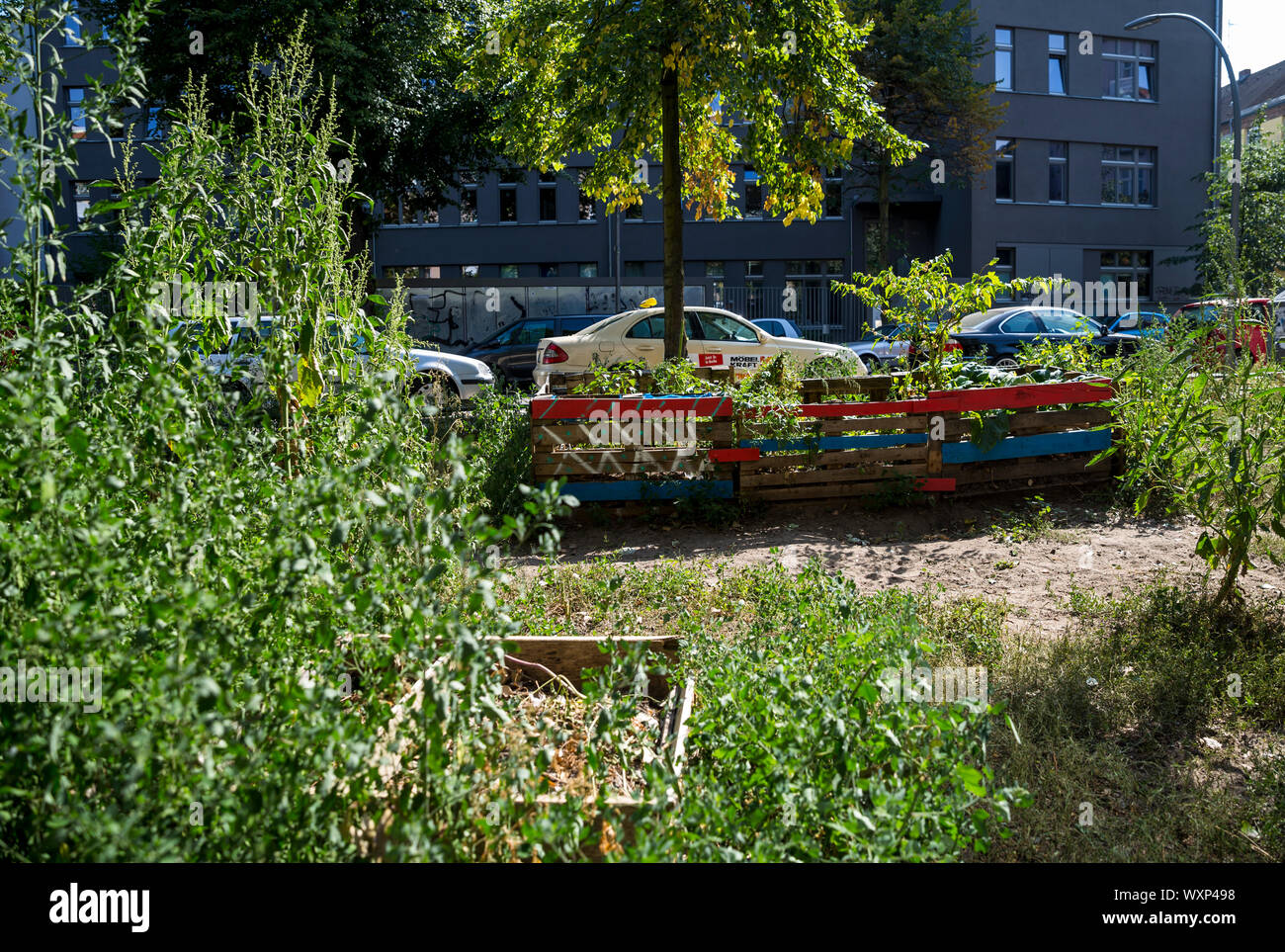 Street corner public garden hi-res stock photography and images - Alamy