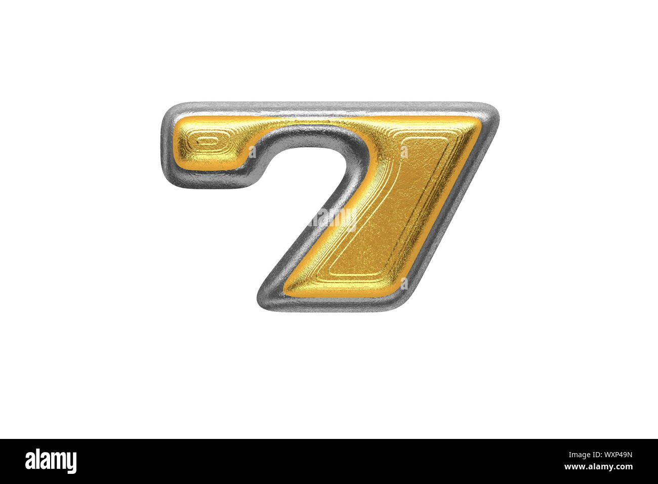 isolated silver figure with gold Stock Photo - Alamy