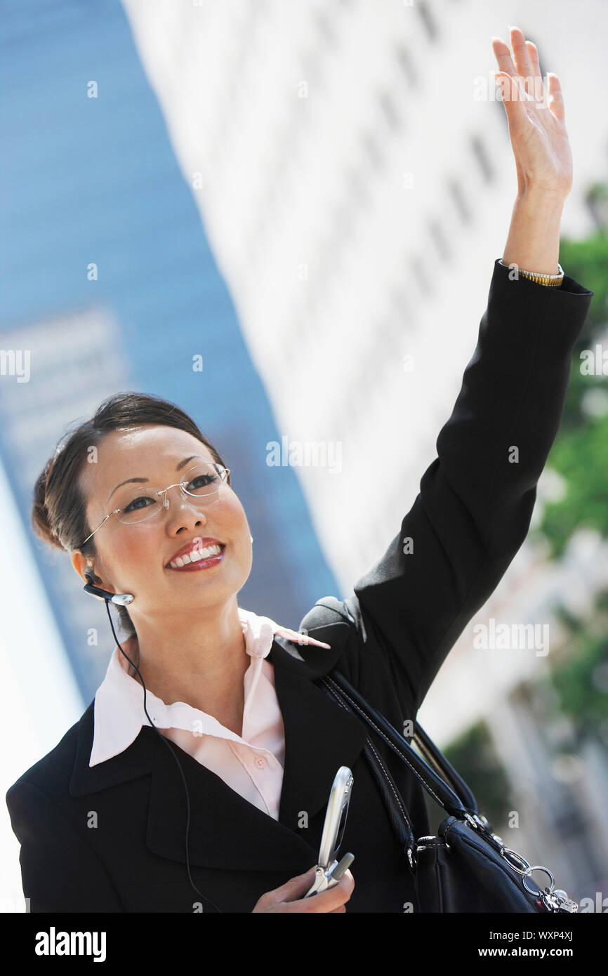 Hand hailing raise hi-res stock photography and images - Alamy
