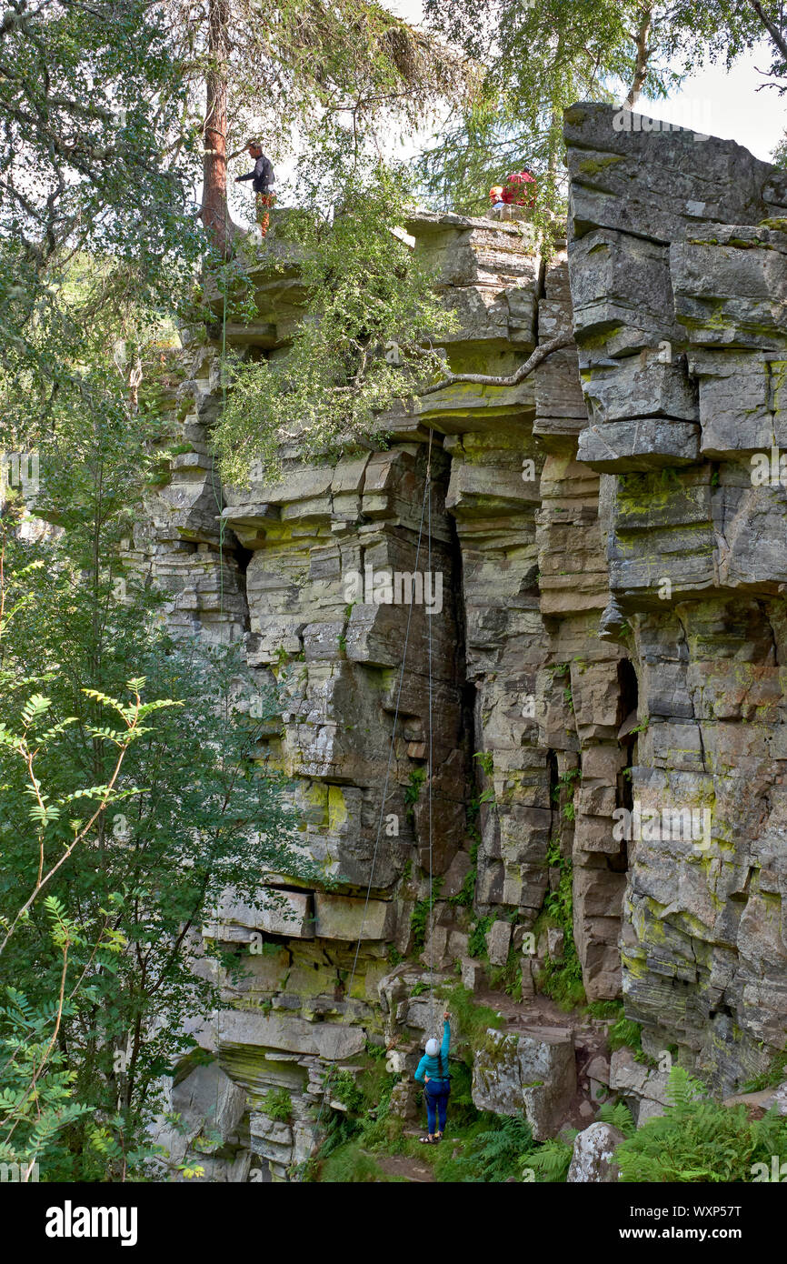 DAVA WAY WALK OR TRAIL DAVA TO GRANTOWN ON SPEY MORAY SCOTLAND THREE ...