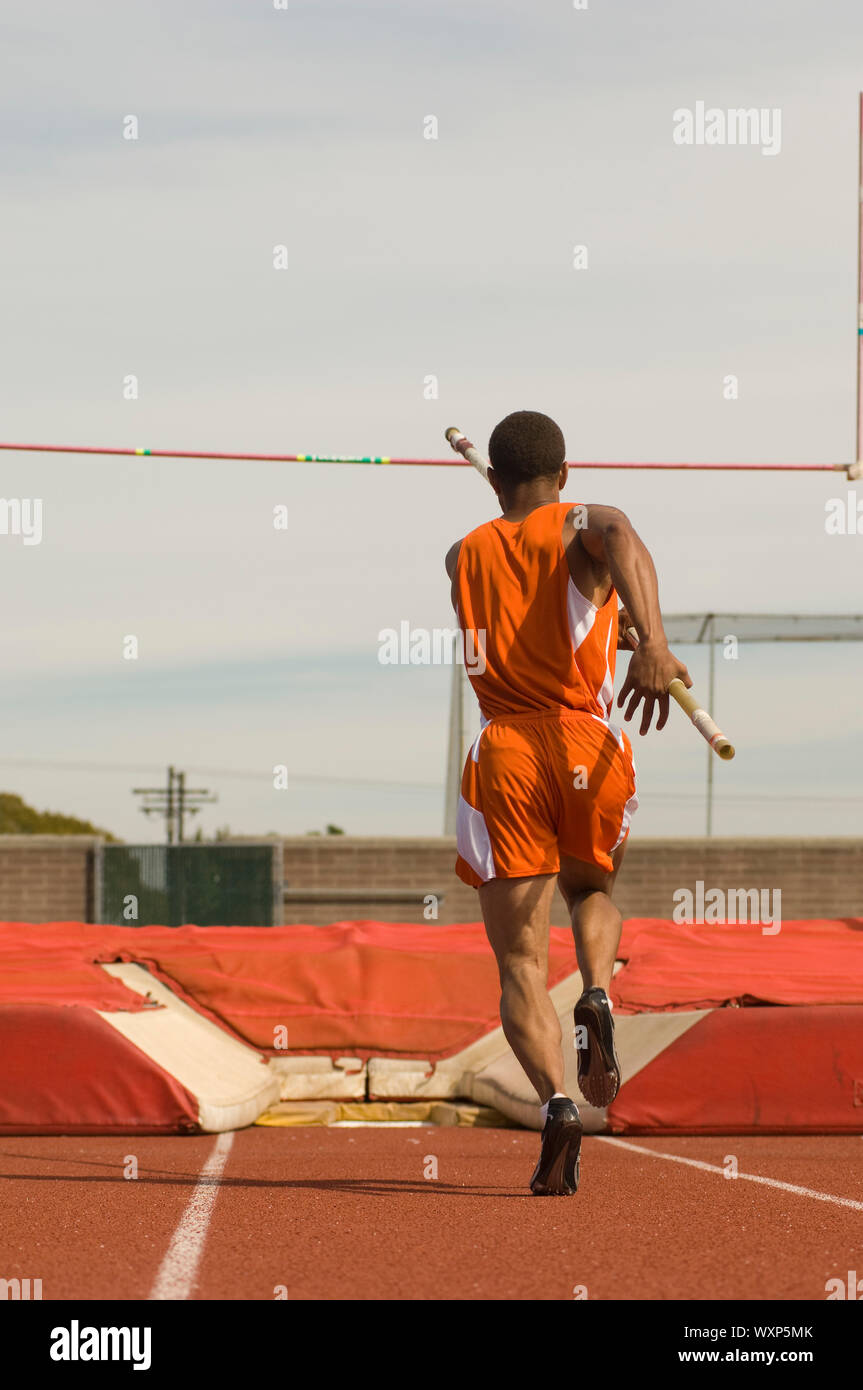 Holding pole vault hi-res stock photography and images - Alamy