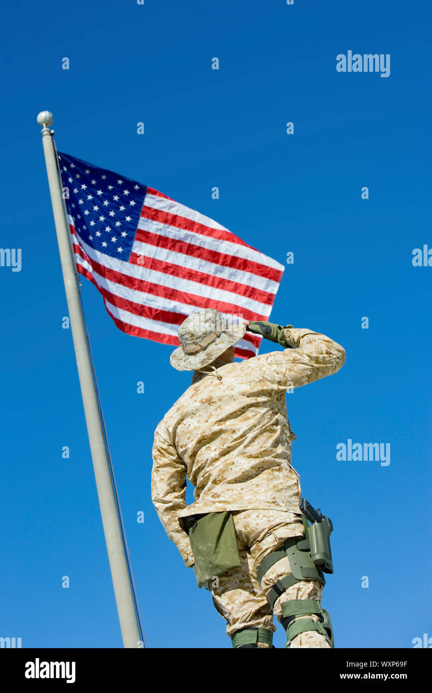 Saluting protective spirit hi-res stock photography and images - Alamy