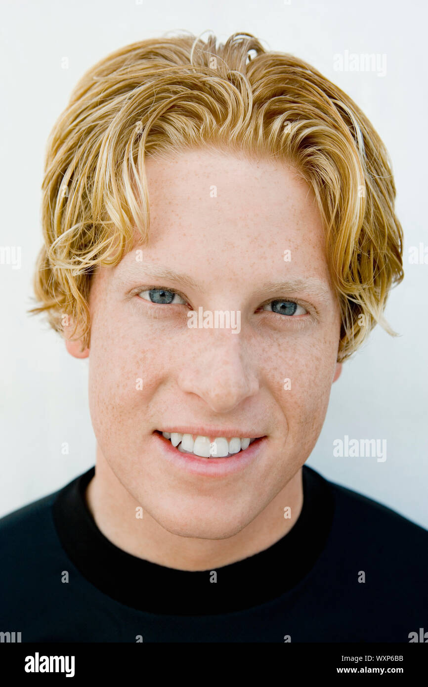 Boys freckled face hi-res stock photography and images - Alamy