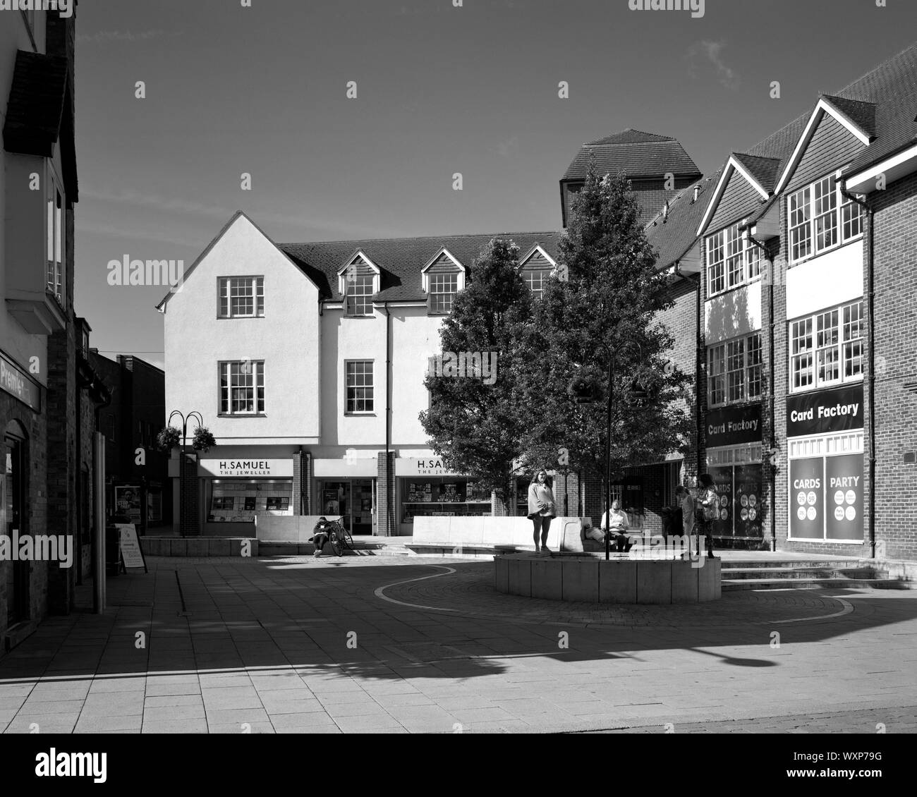 High street huntingdon Black and White Stock Photos & Images - Alamy