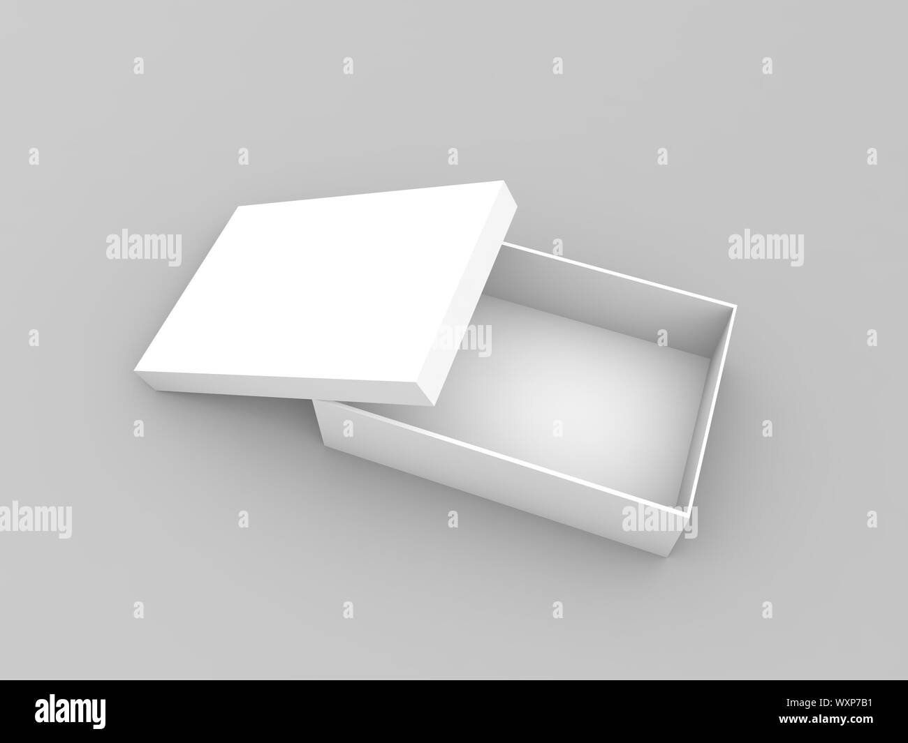 Empty open box on Black and White Stock Photos & Images - Alamy
