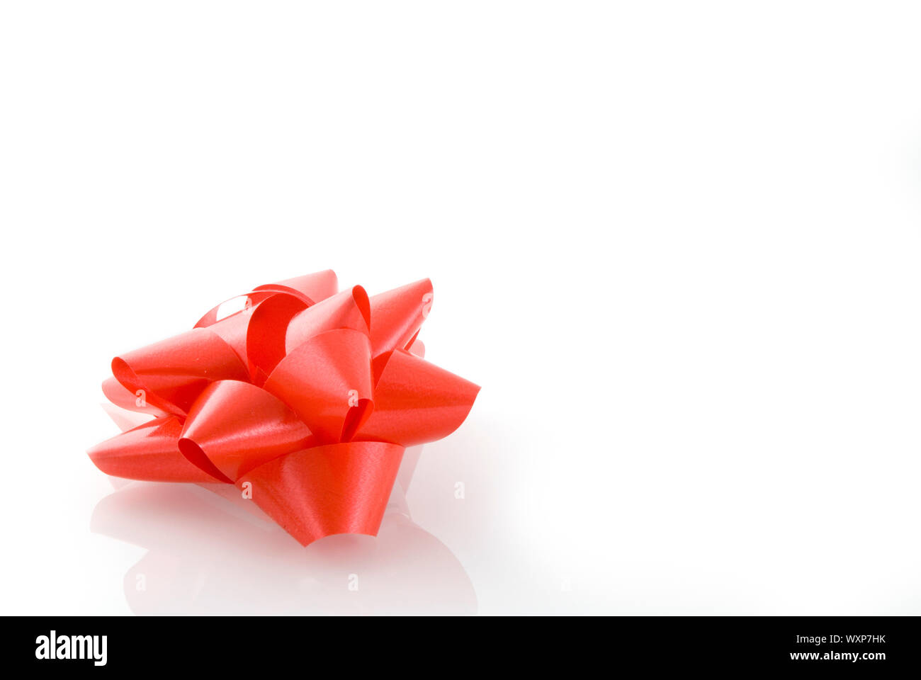 red bow for a birthday with a congratulations Stock Photo - Alamy