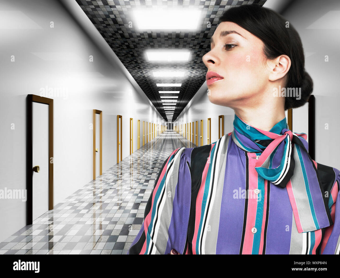 Women business alone direction hi-res stock photography and images - Alamy