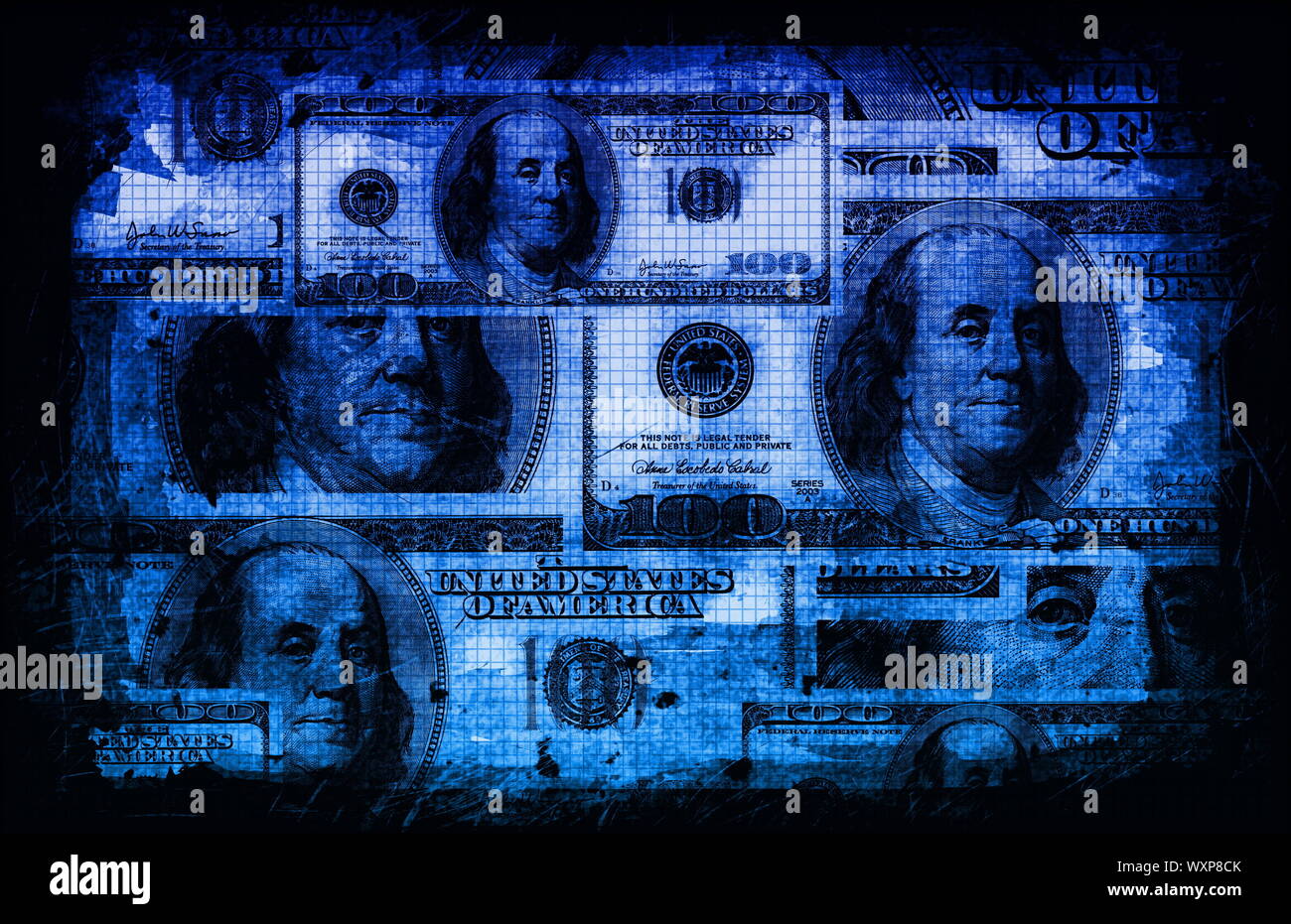 US Dollar Abstract Currency Notes as Background Stock Photo - Alamy