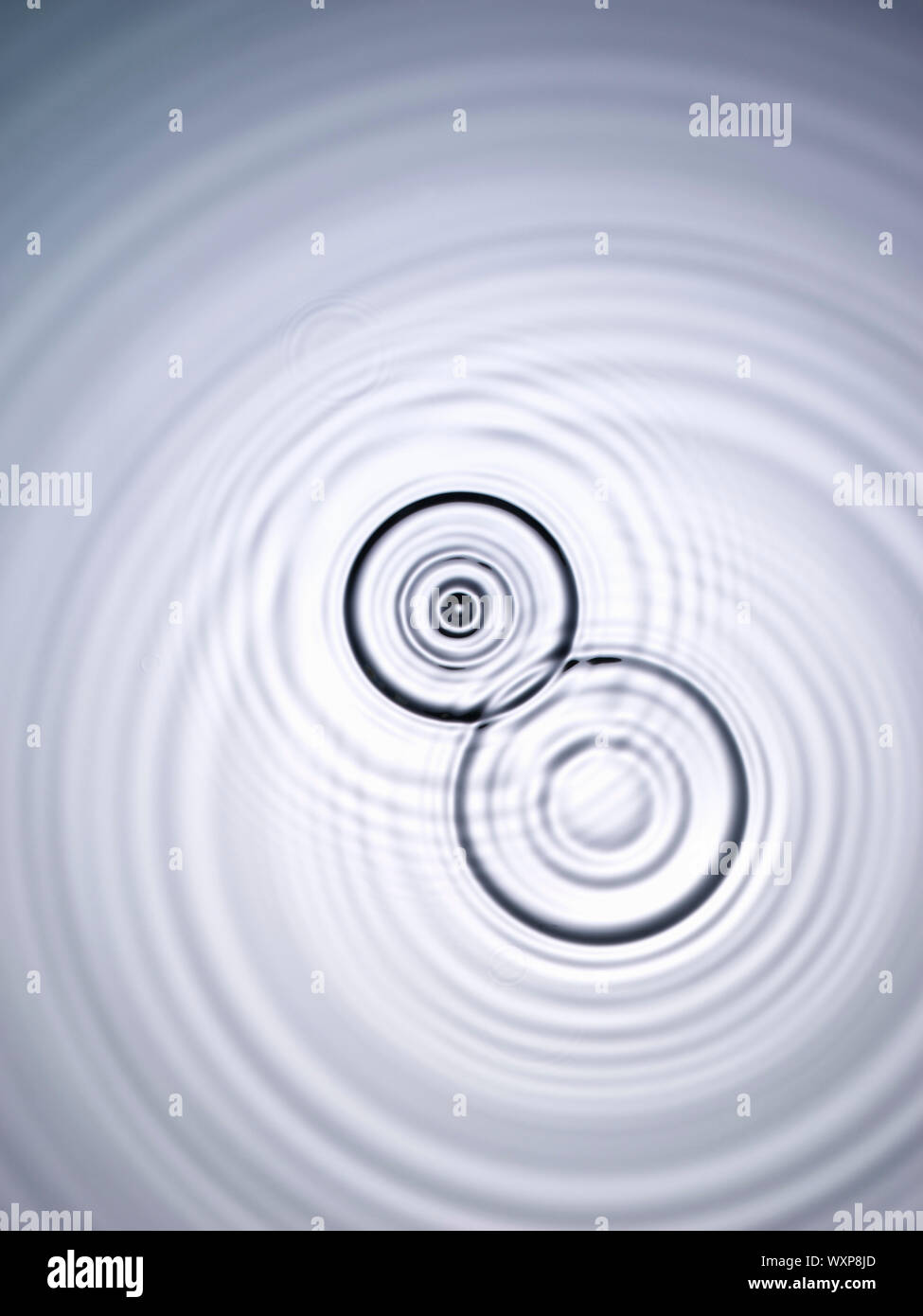 Water ripples view from above Stock Photo - Alamy