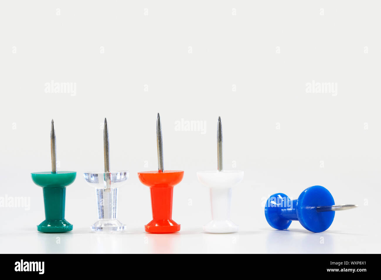 Push pins in map hi-res stock photography and images - Alamy