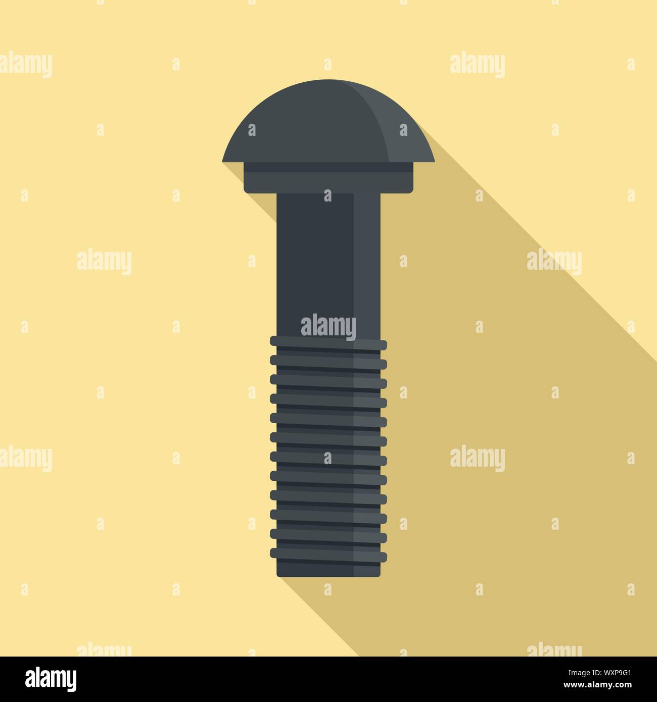 Rivet icon. Flat illustration of rivet vector icon for web design Stock ...