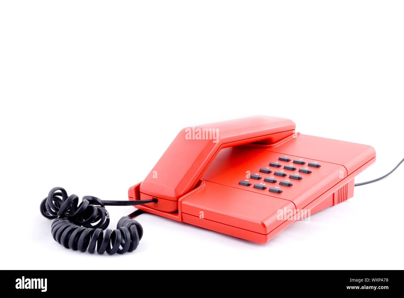 a red telephone for alarm Stock Photo - Alamy