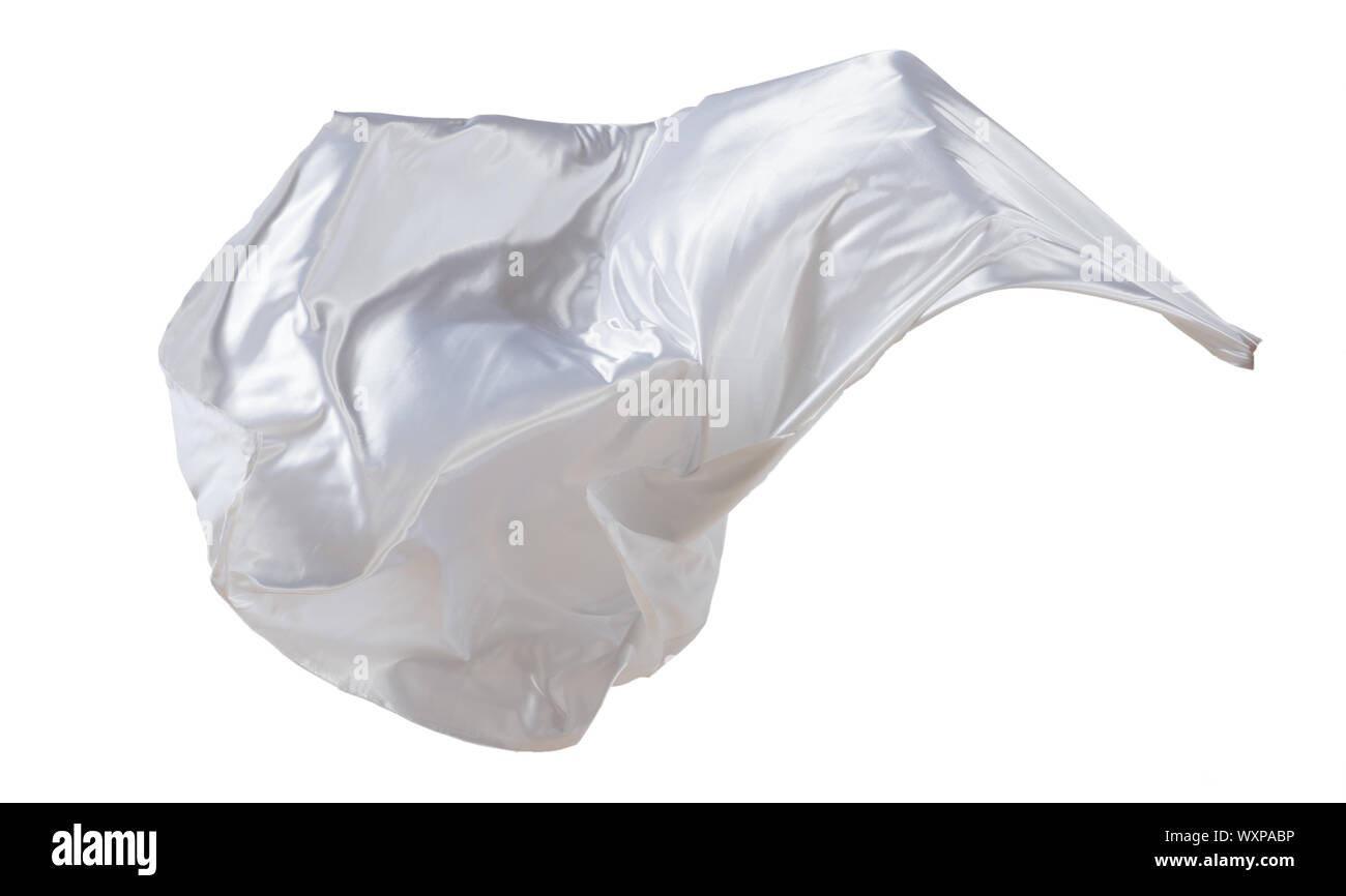 Red silk fabric cloth Cut Out Stock Images & Pictures - Alamy