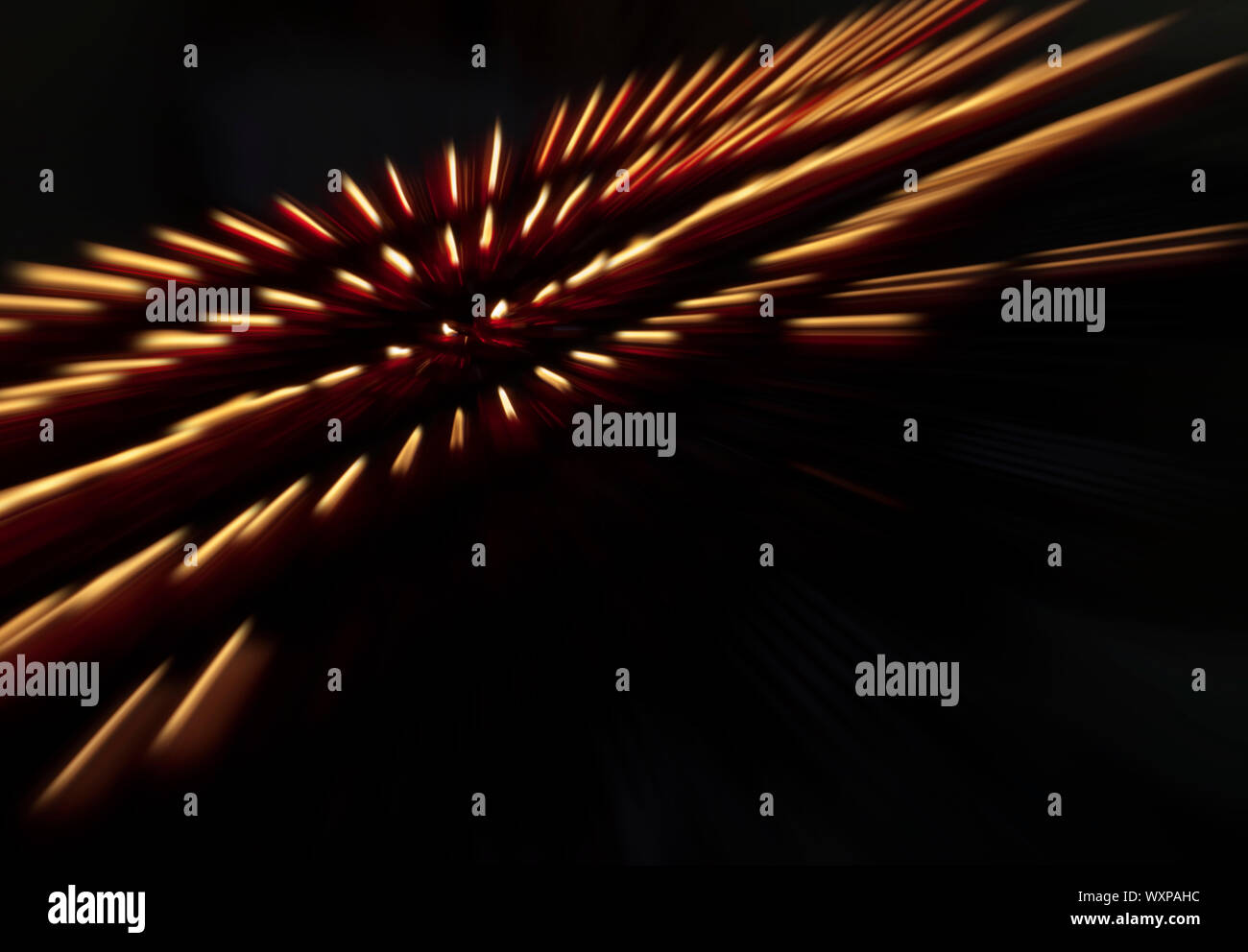 An image of a zoom into lights Stock Photo - Alamy