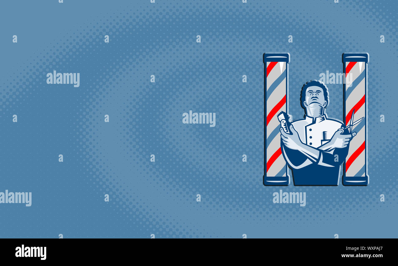 Barber pole hair clipper scissors hi-res stock photography and images ...