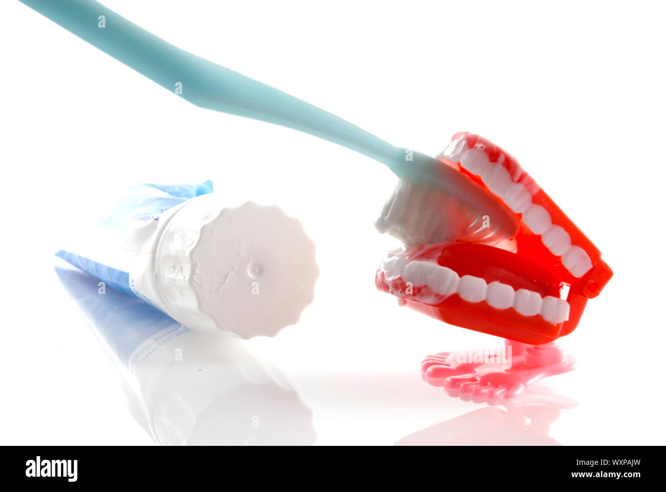Brush teeth, education Cut Out Stock Images & Pictures - Alamy