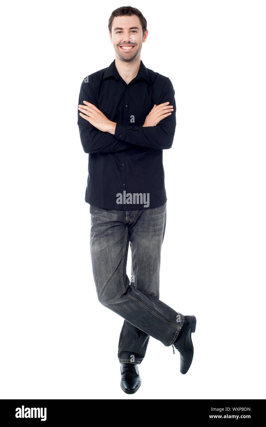 Handsome guy in trendy Cut Out Stock Images & Pictures - Alamy
