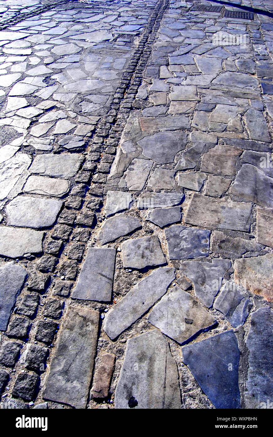 patterned stone pavement Stock Photo - Alamy