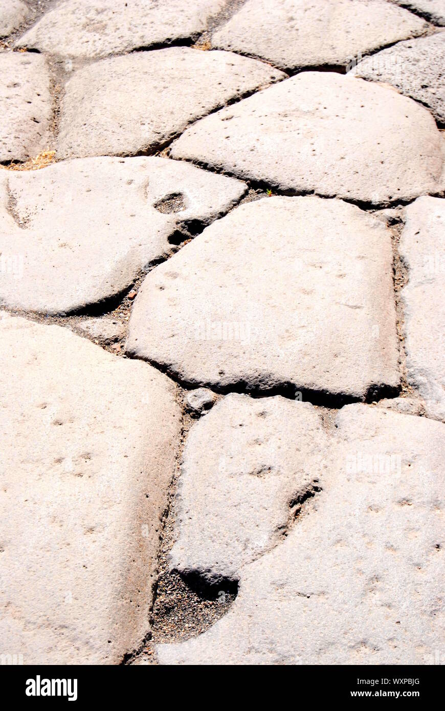 Stone pavement in a city. patterned stone pavement Stock Photo - Alamy