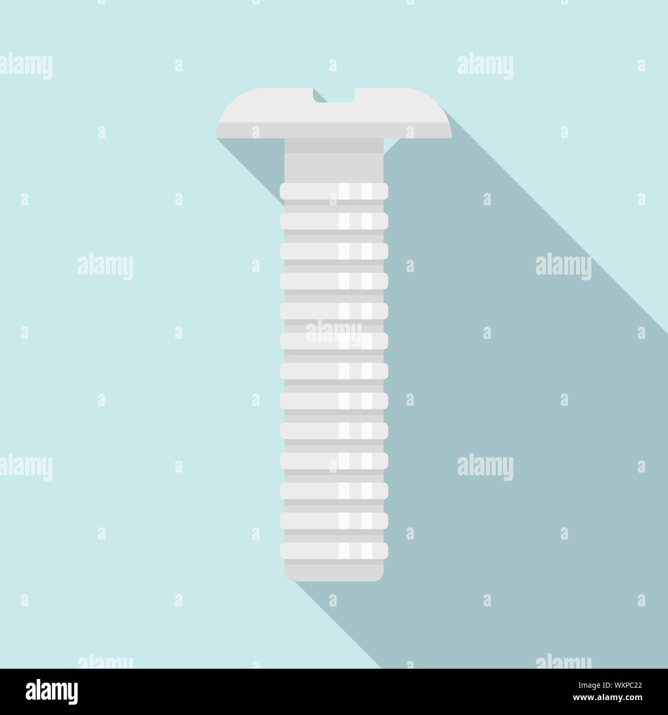 Screw-bolt icon. Flat illustration of screw-bolt vector icon for web ...