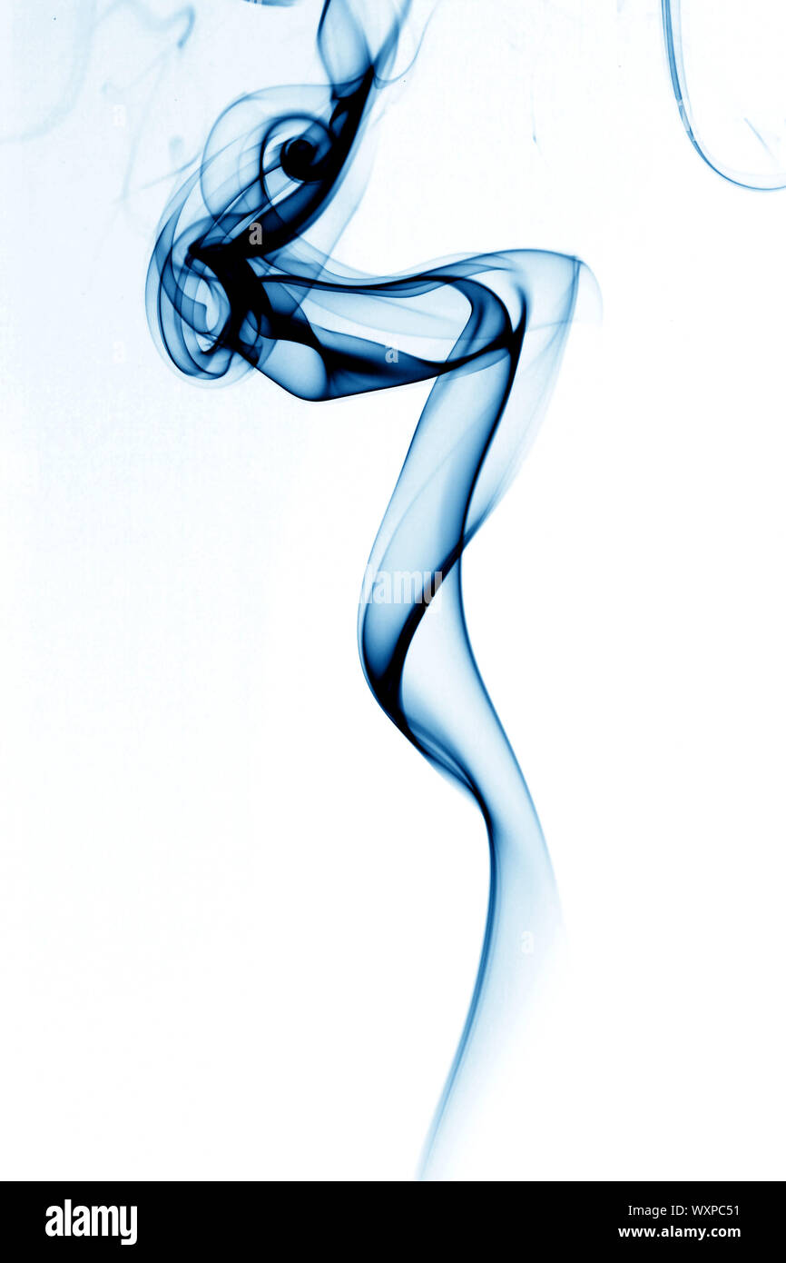 blue smoke abstract background close up Stock Photo - Alamy