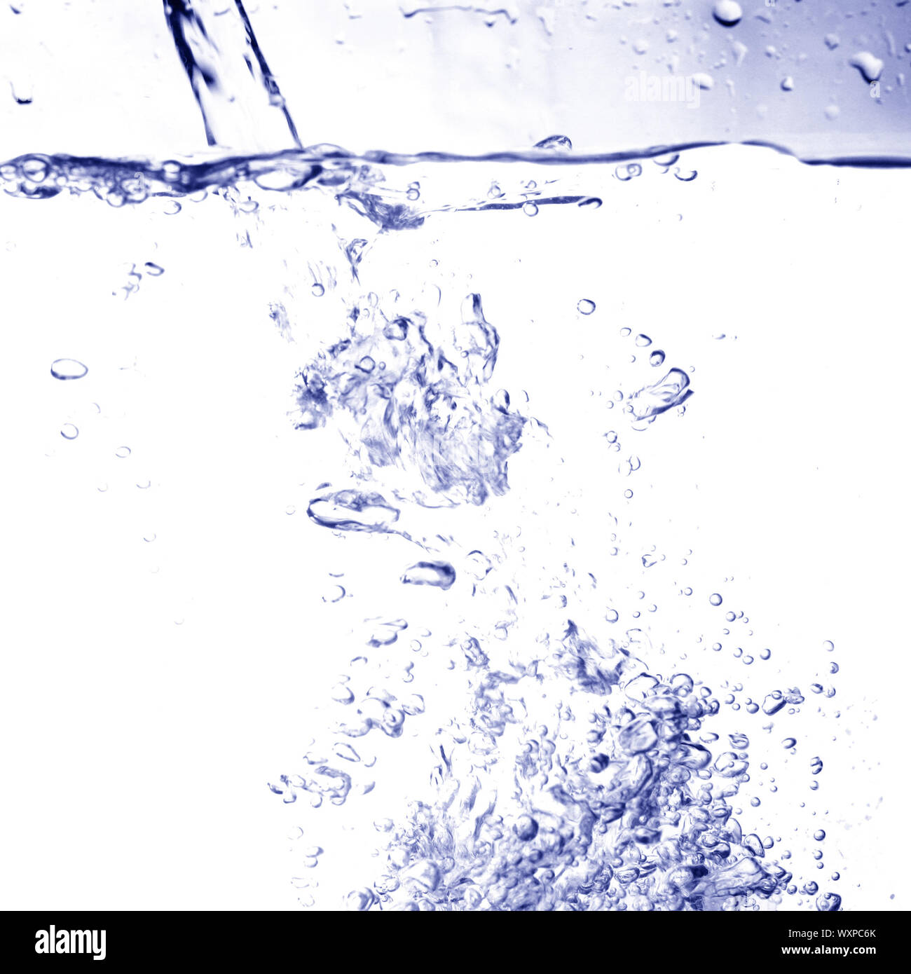 water falling close up bubble stream Stock Photo - Alamy