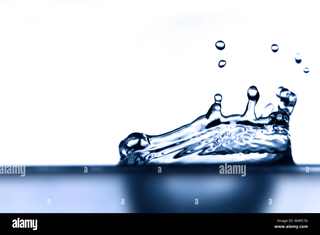 water splash close-up aqua backgrounds Stock Photo - Alamy